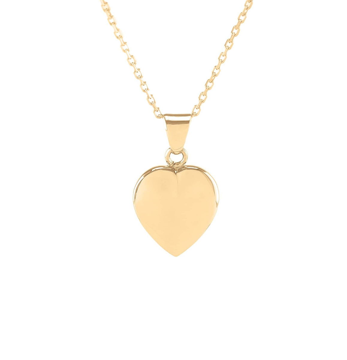 Small Gold Heart Pendant Urn – Loved Remembered