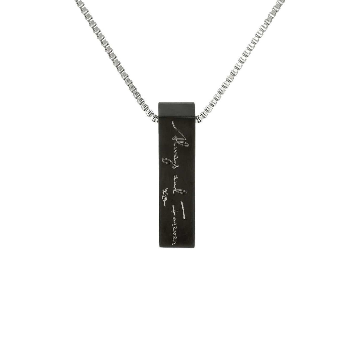 Stainless Steel Cylinder Pendant Urn – Loved Remembered